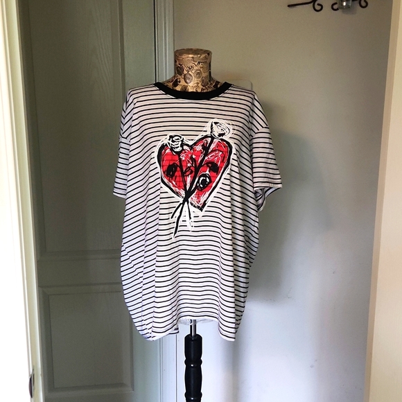 torrid | Tops | Rose On Stripes Super Soft | Poshmark